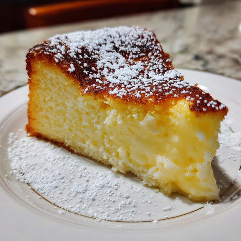 Vanilla Magic Custard Cake