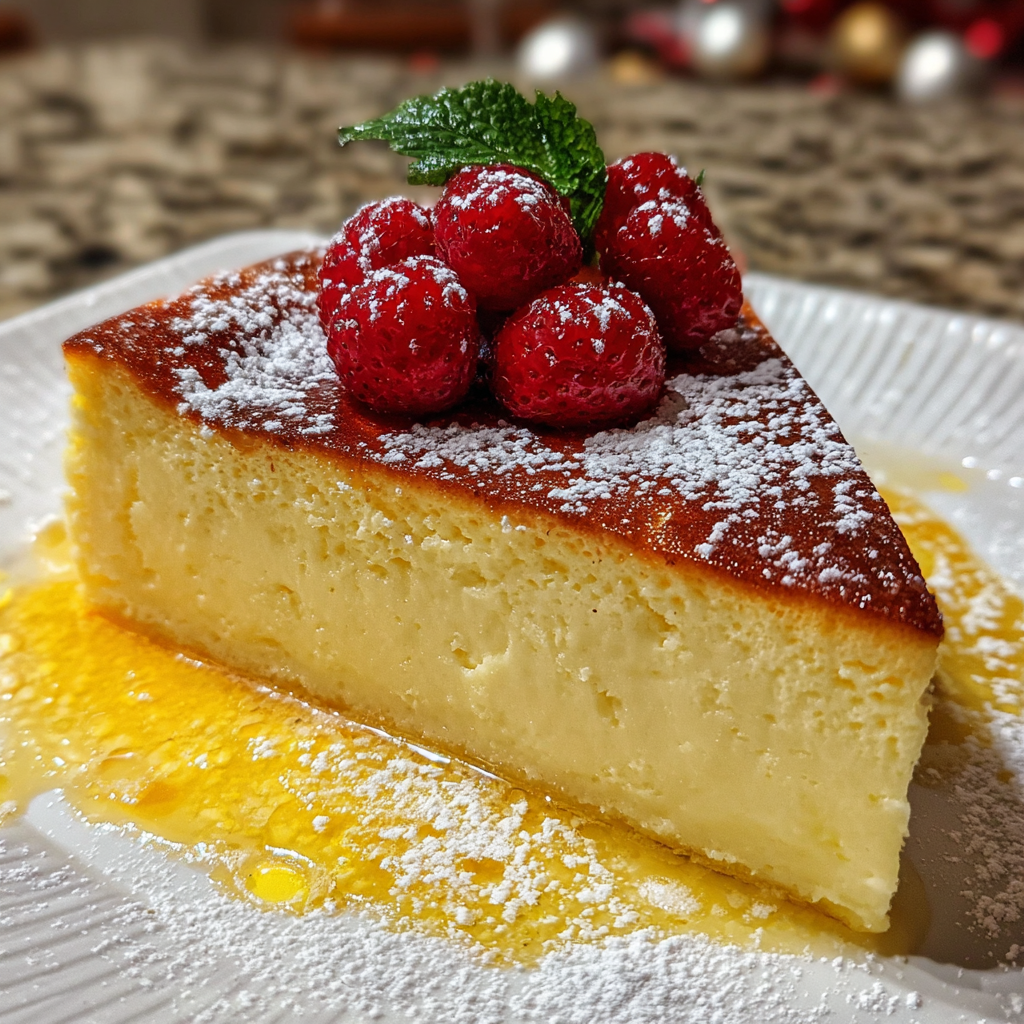 Vanilla Magic Custard Cake