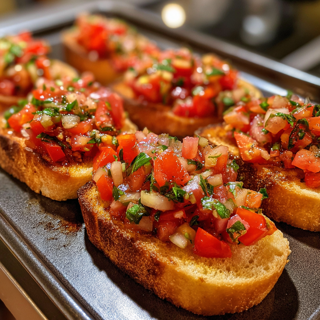 Bruschetta – Classic Italian Tomato Appetizer Recipe