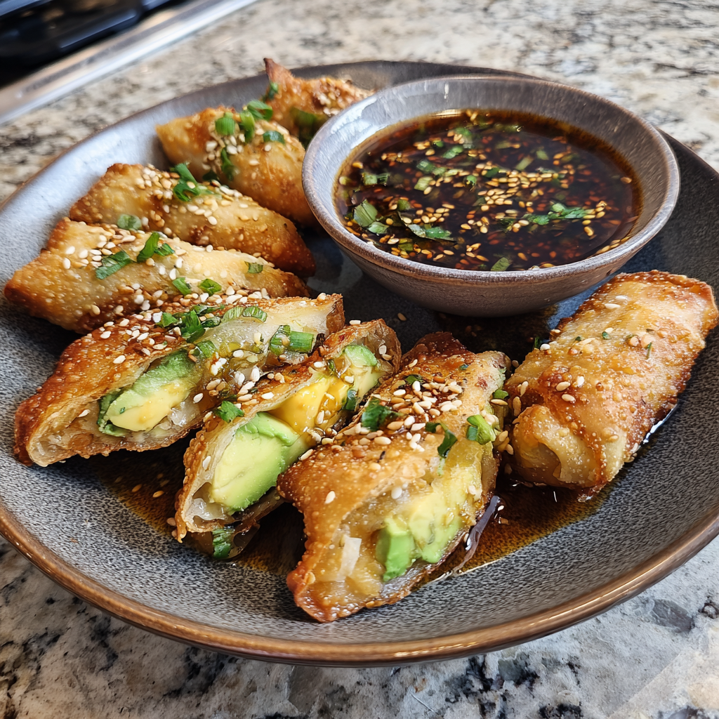 Avocado Egg Rolls with That Dip – Crispy Appetizer Recipe