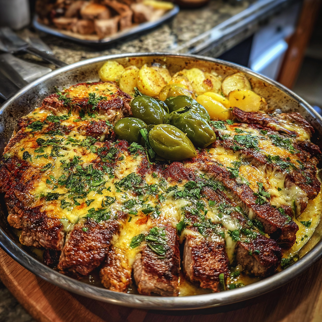 Cheesy Jalapeño Steak Plate – Bold Steak Dinner Recipe