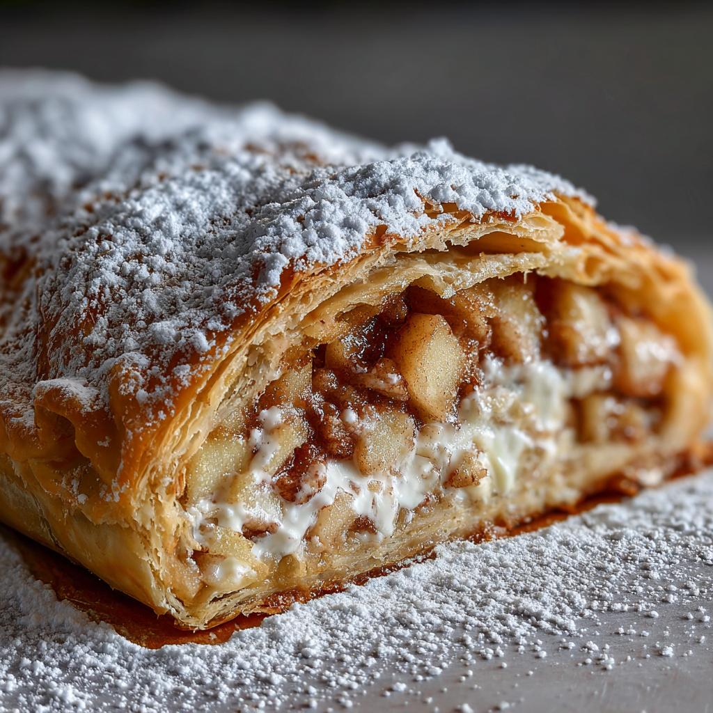 German Apfelstrudel (Apple Strudel)