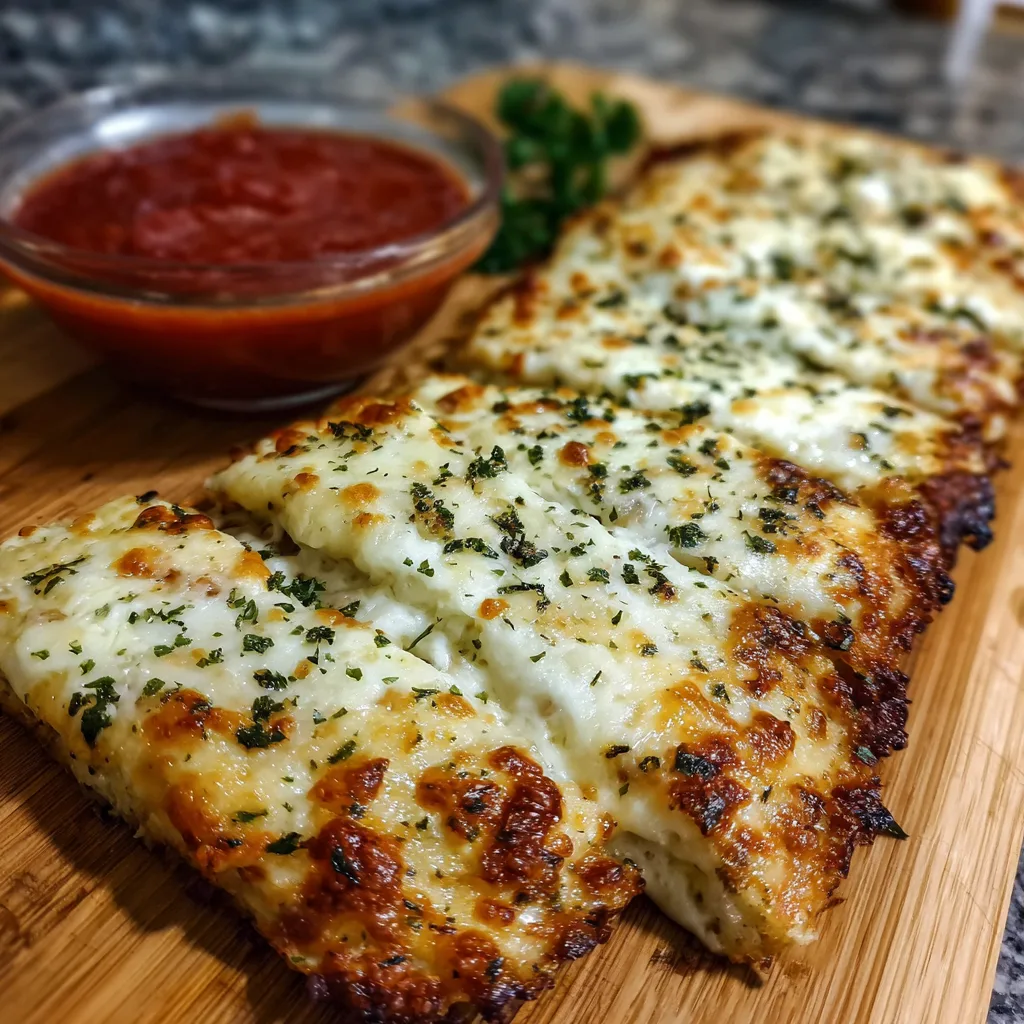 3-Ingredient Cottage Cheese Pizza Strips – Easy